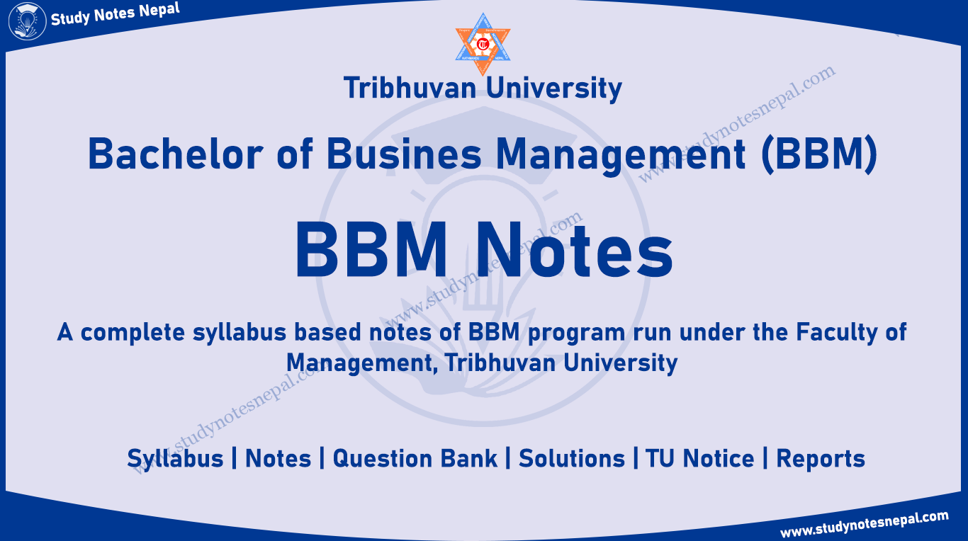 Bachelor of Business Management (BBM) | BBM Notes